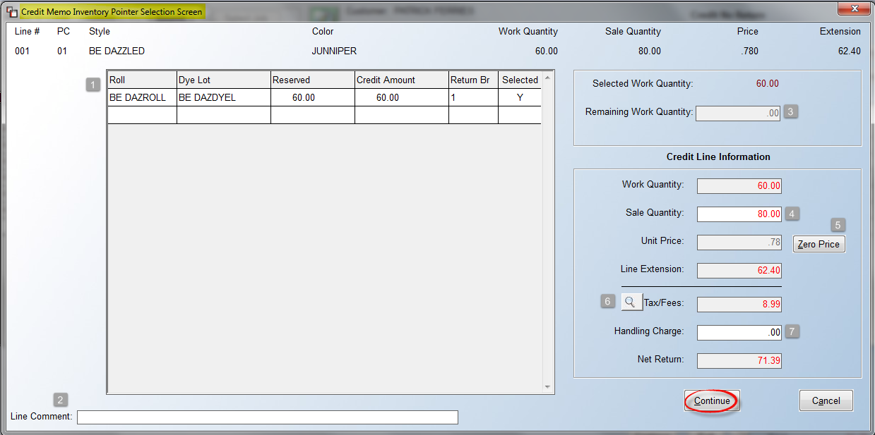 Credit Memo Processing