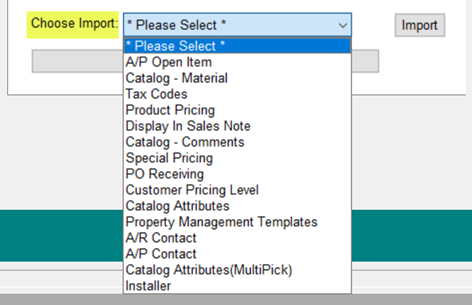 Customer Facing CSV Imports