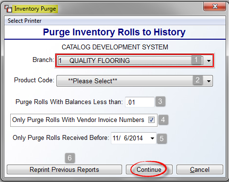 Inventory Purge Module