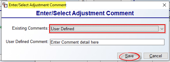 Adjusting Inventory Records