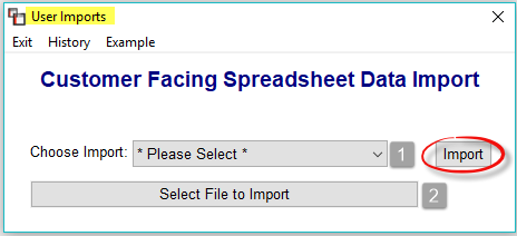 Customer Facing CSV Imports