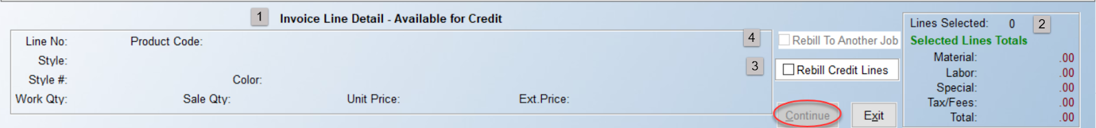 Credit Memo Processing