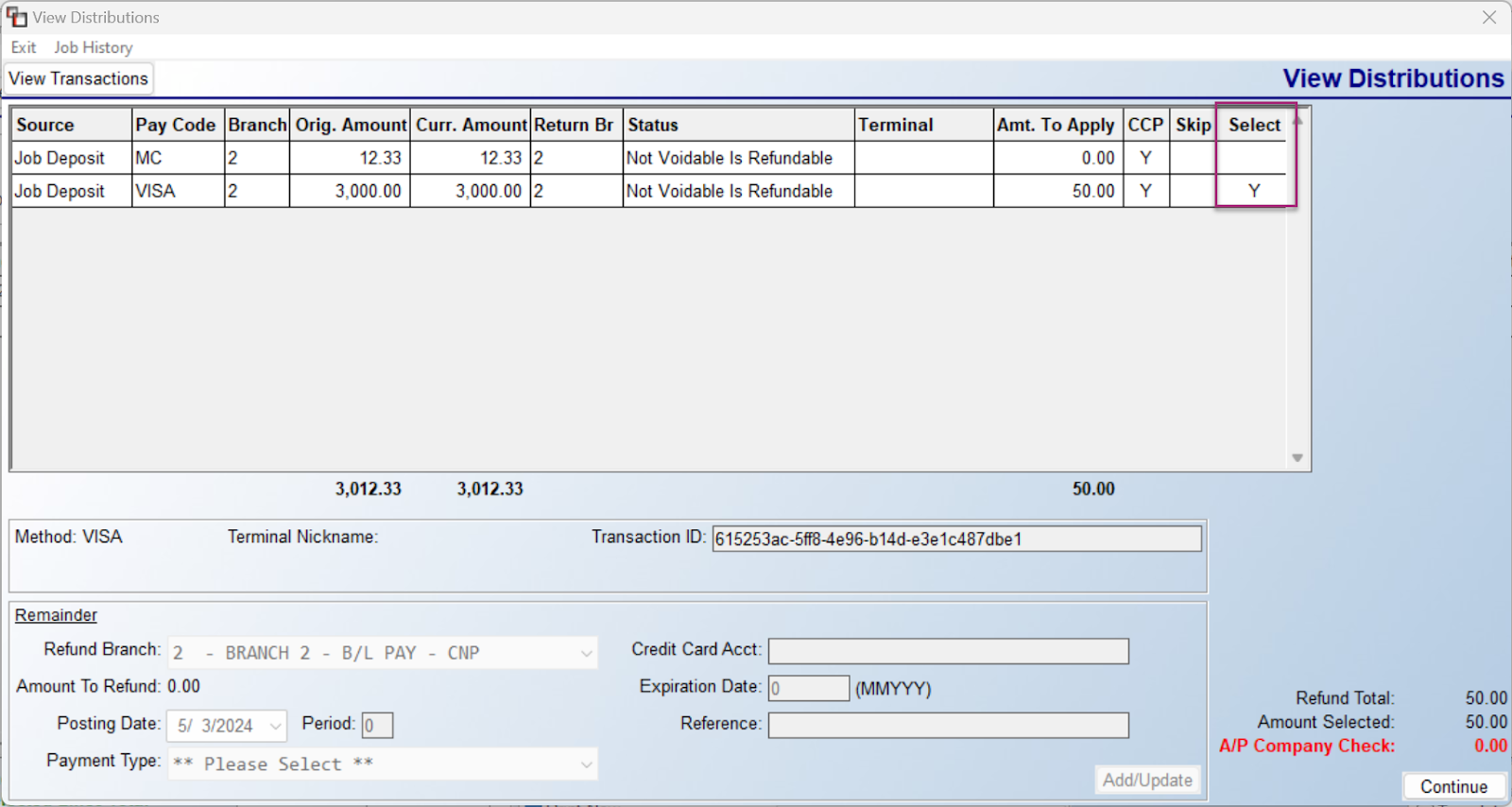 Credit Memo Processing