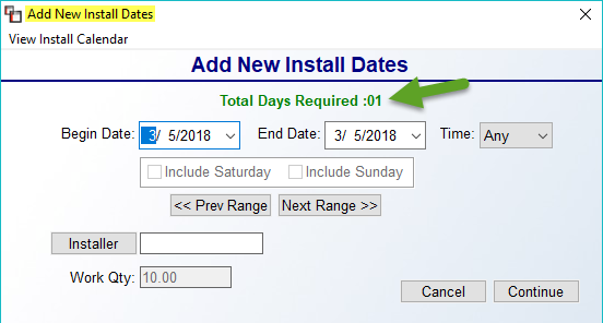 BMS Web Install Calendar Setup and Guide